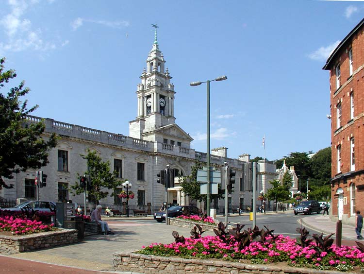 Town Hall Torquay, Torbay - Stopped Clocks
